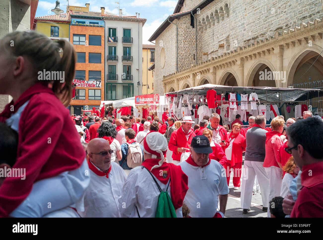 -San Fermin- Pamplona (Spain Stock Photo - Alamy