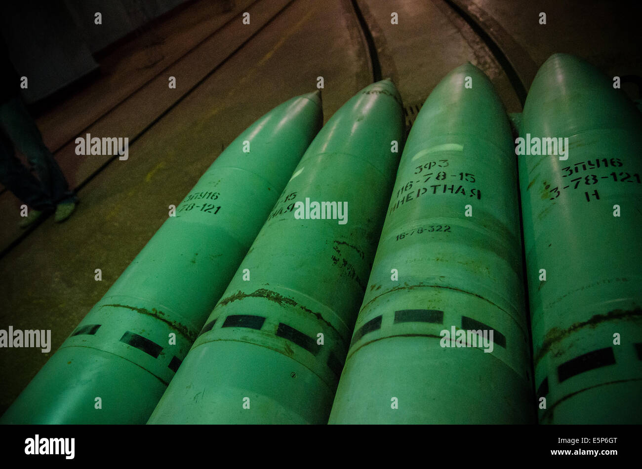 Abandoned secret underground submarine base in Balaklava - Crimea Stock ...