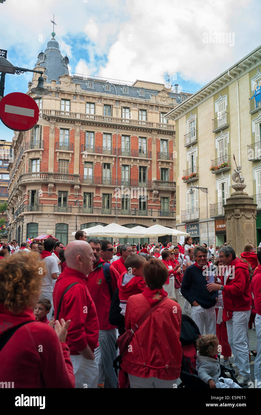 -San Fermin- Pamplona (Spain Stock Photo - Alamy