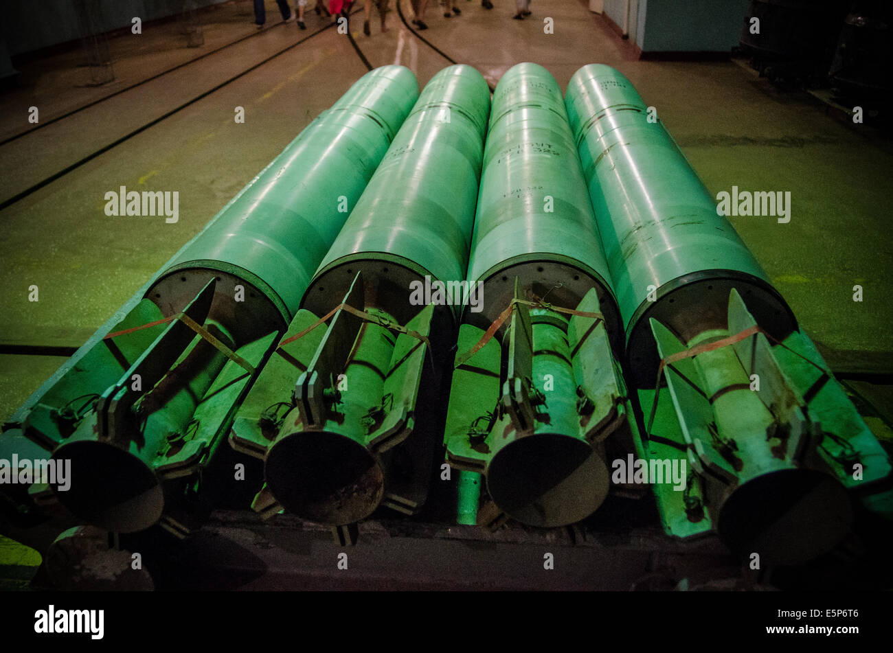 Abandoned secret underground submarine base in Balaklava - Crimea Stock ...