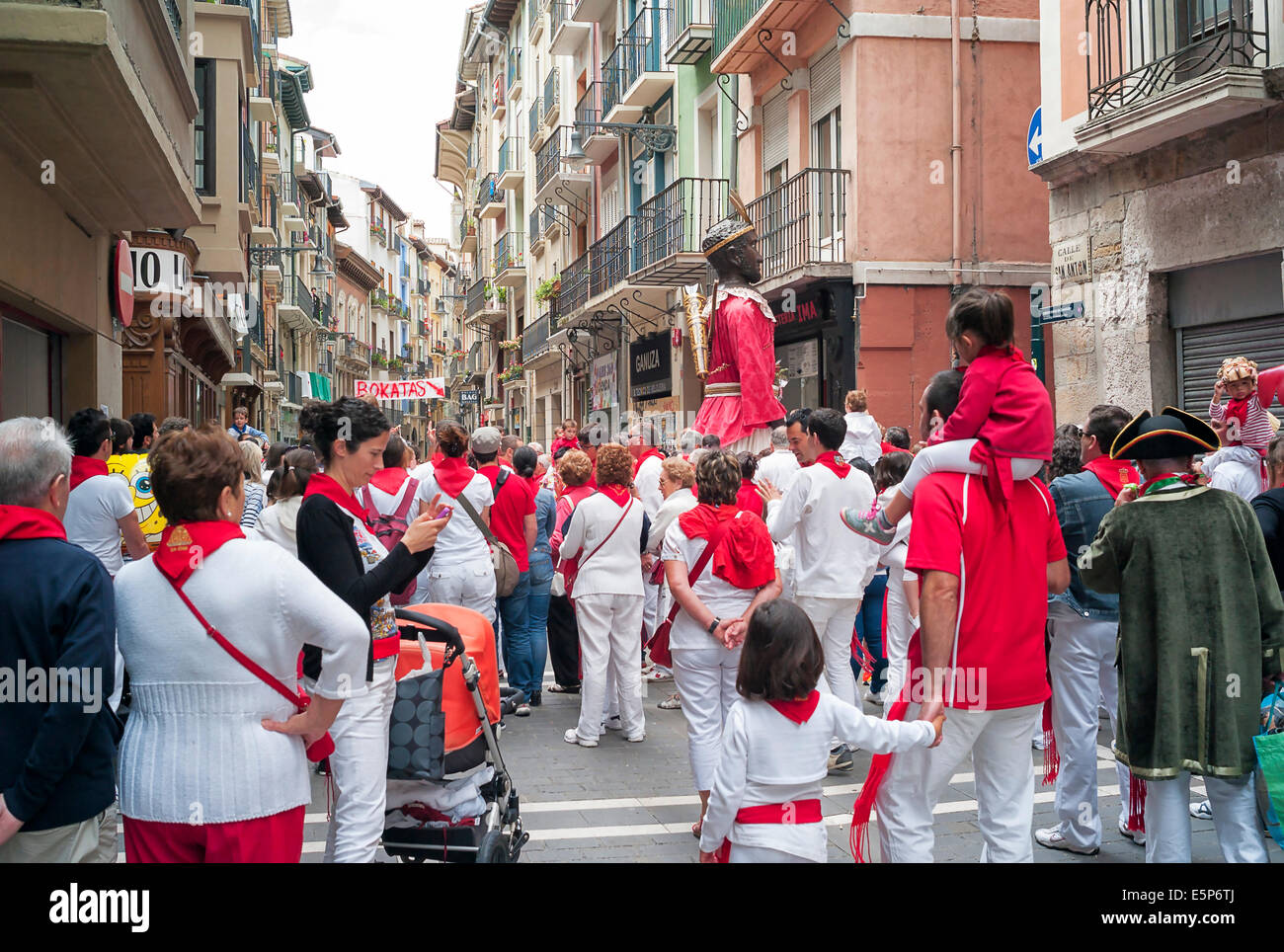 -San Fermin- Pamplona (Spain Stock Photo - Alamy