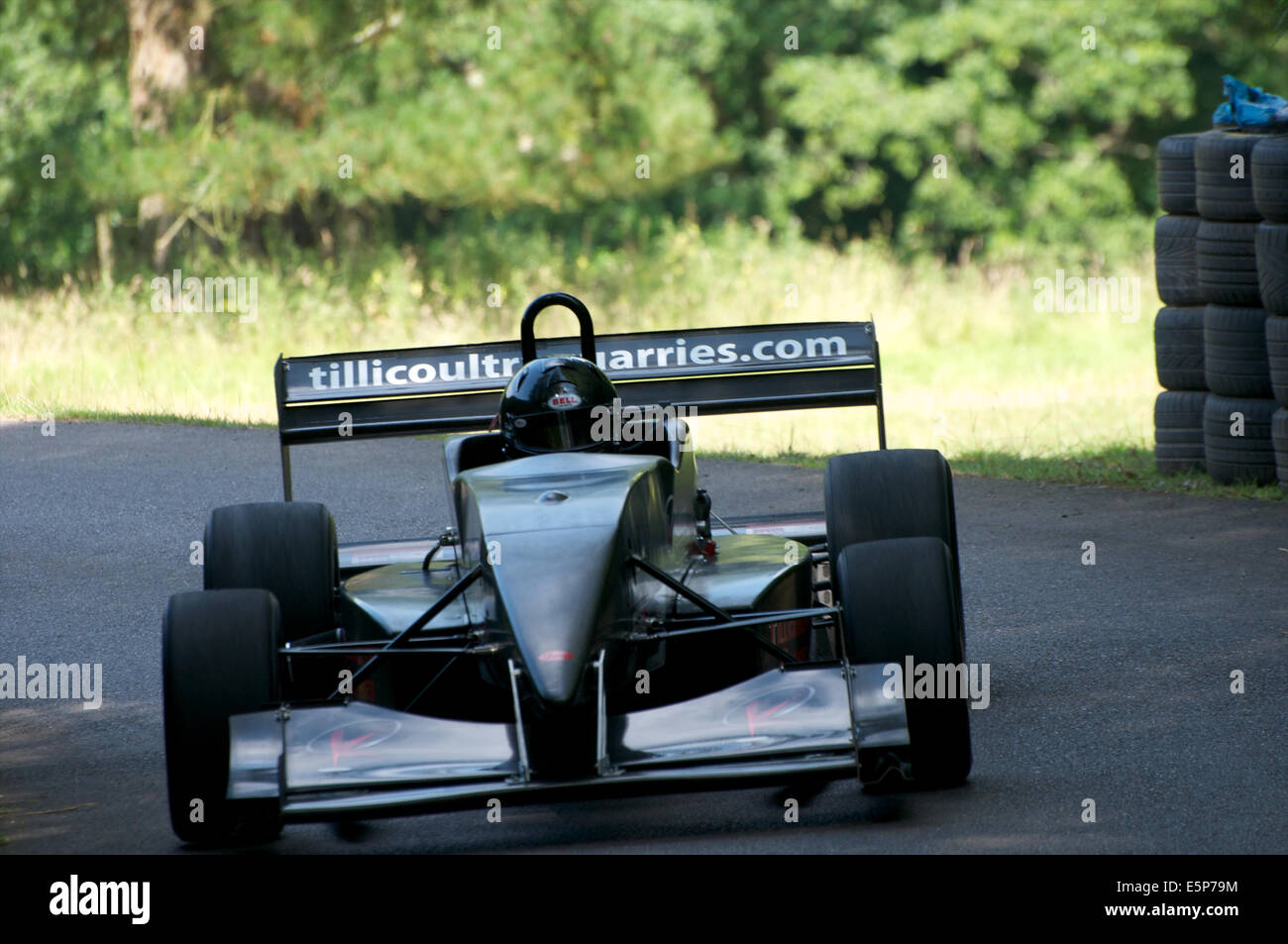 Single seat racing and sportscars competing at Wiscombe Park hillclimb ...