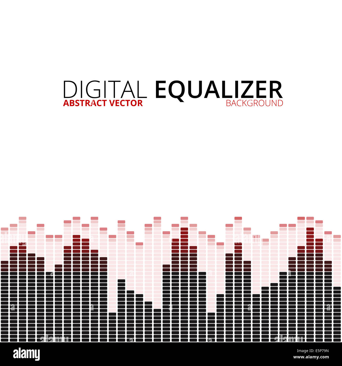 Equalizer on abstract technology background Stock Photo - Alamy