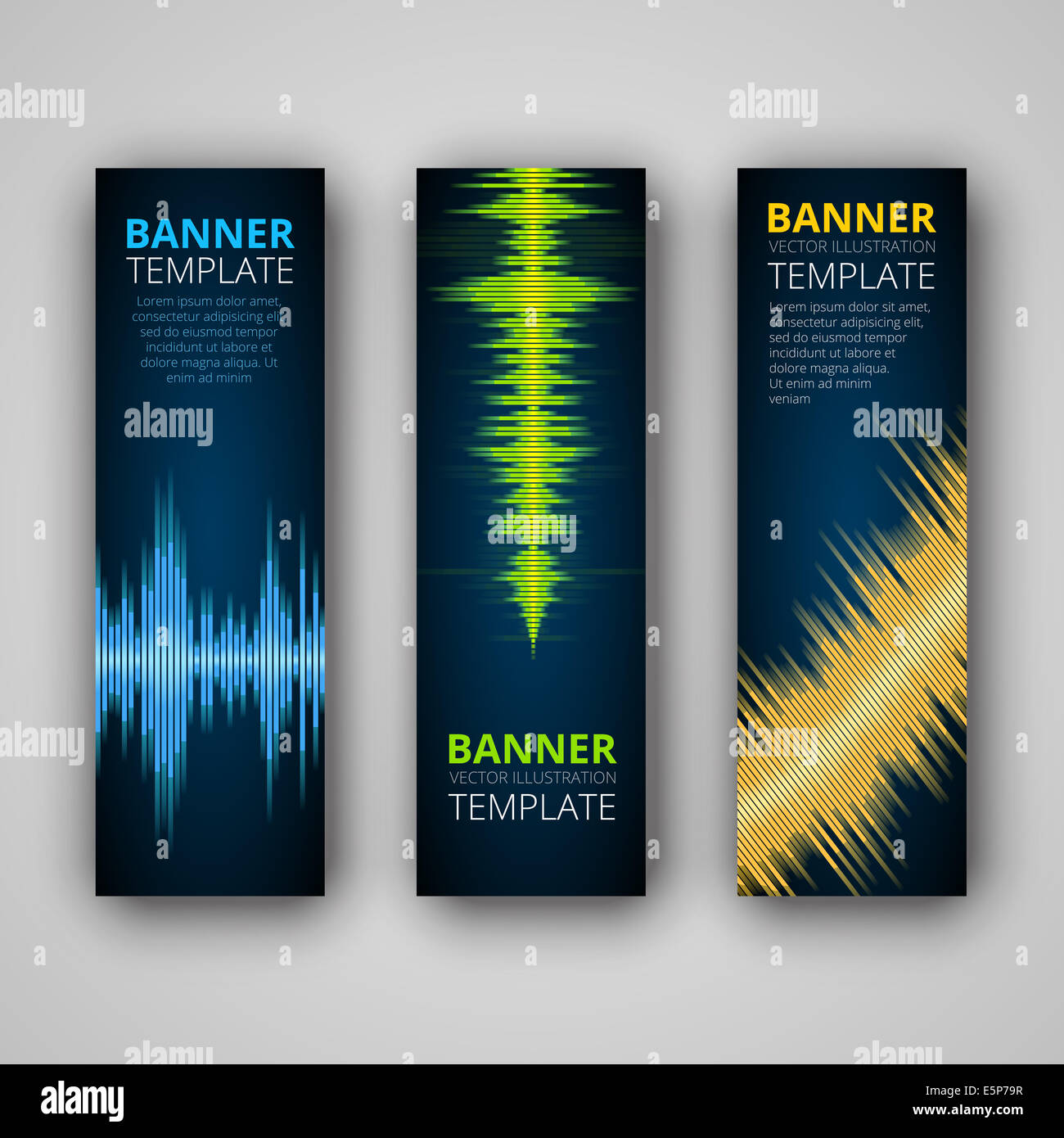 A set of modern vector banners Stock Photo - Alamy