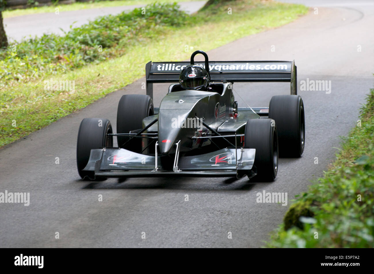 Single seat racing and sportscars competing at Wiscombe Park hillclimb ...