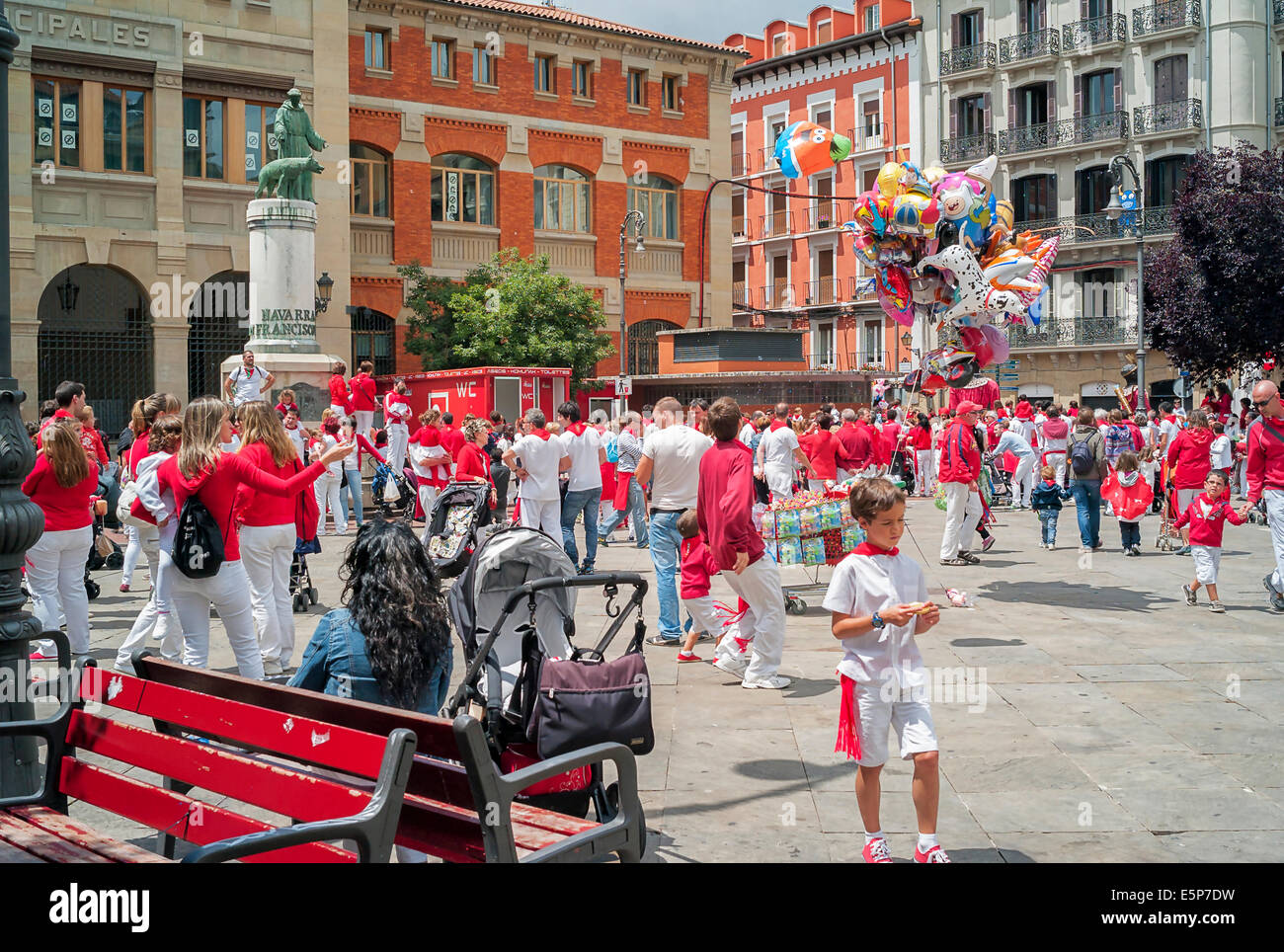 -San Fermin- Pamplona (Spain Stock Photo - Alamy