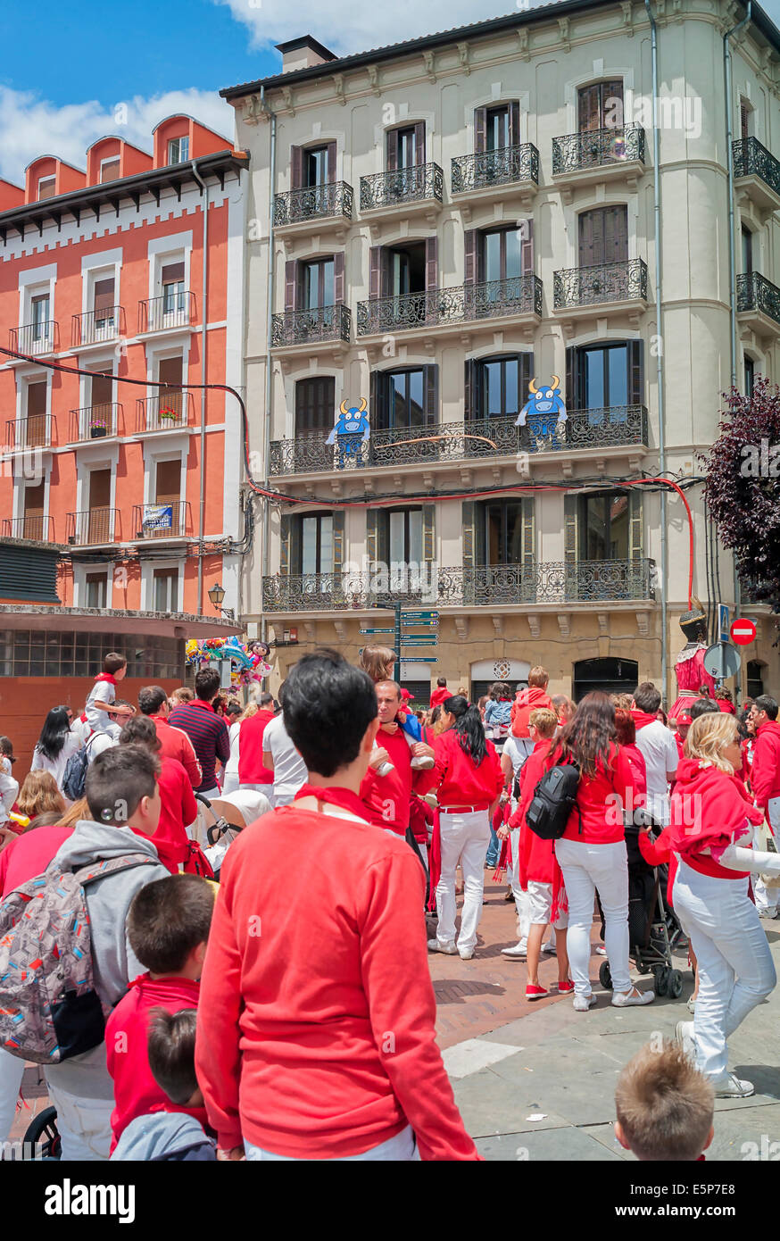 -San Fermin- Pamplona (Spain Stock Photo - Alamy