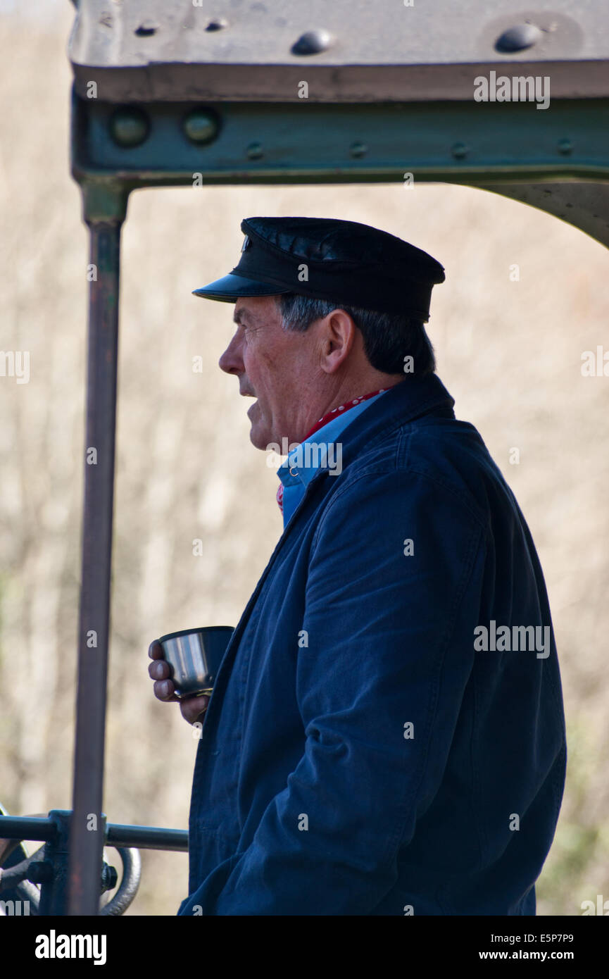 Steam engine cab hi-res stock photography and images - Alamy