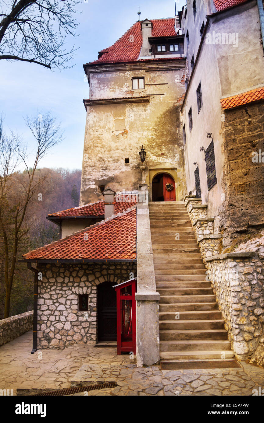 Bran castle stone wall hi-res stock photography and images - Alamy