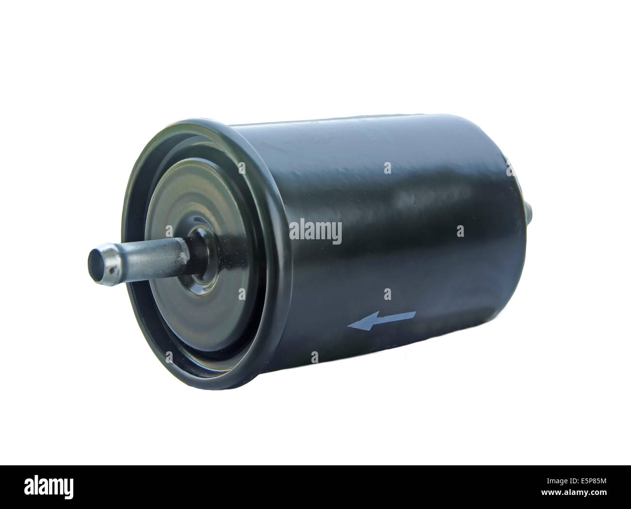car fuel filter on the white background Stock Photo - Alamy