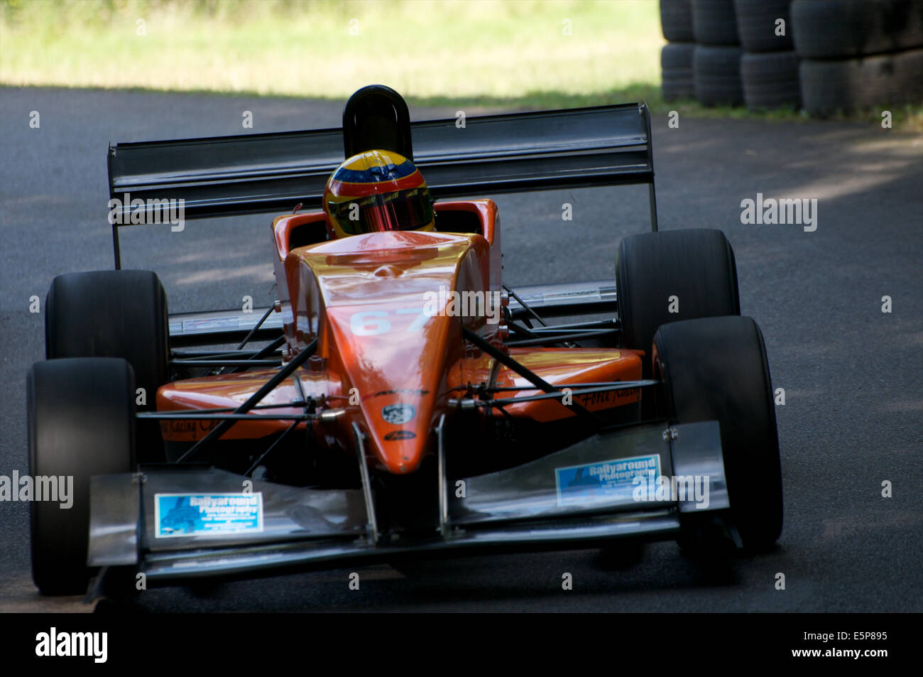 Single seat racing and sportscars competing at Wiscombe Park hillclimb ...