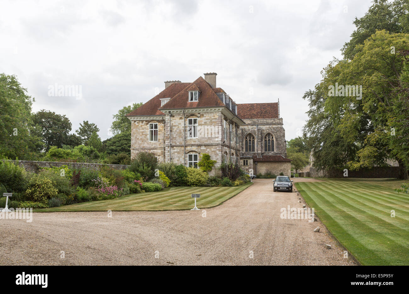 Wolvesey Castle, historically the residence of the Bishop of Winchester ...