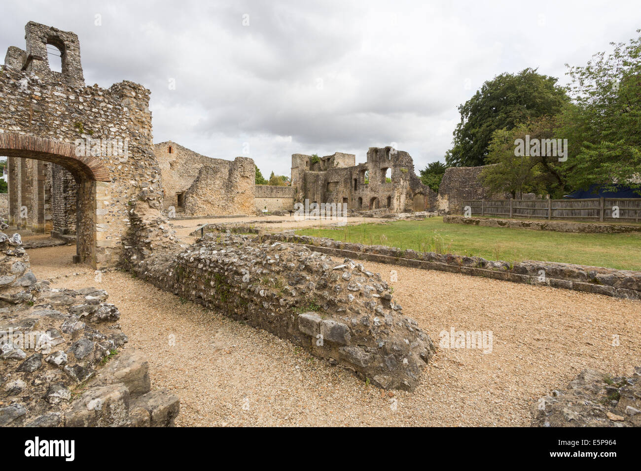 Wolvesey Castle ruins, historically the residence of the Bishop of ...
