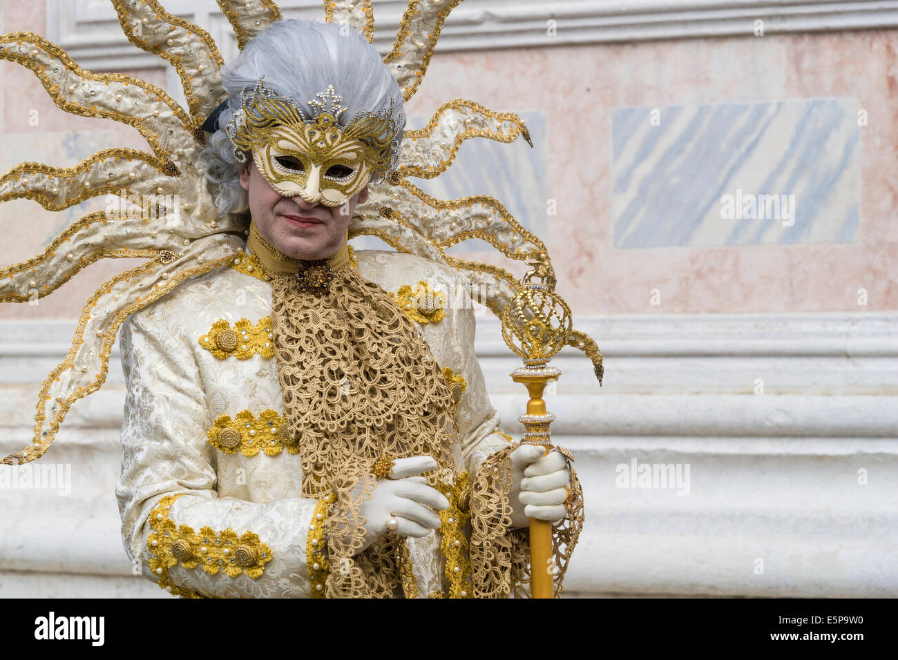 Venice carnival sun costume hi-res stock photography and images - Alamy