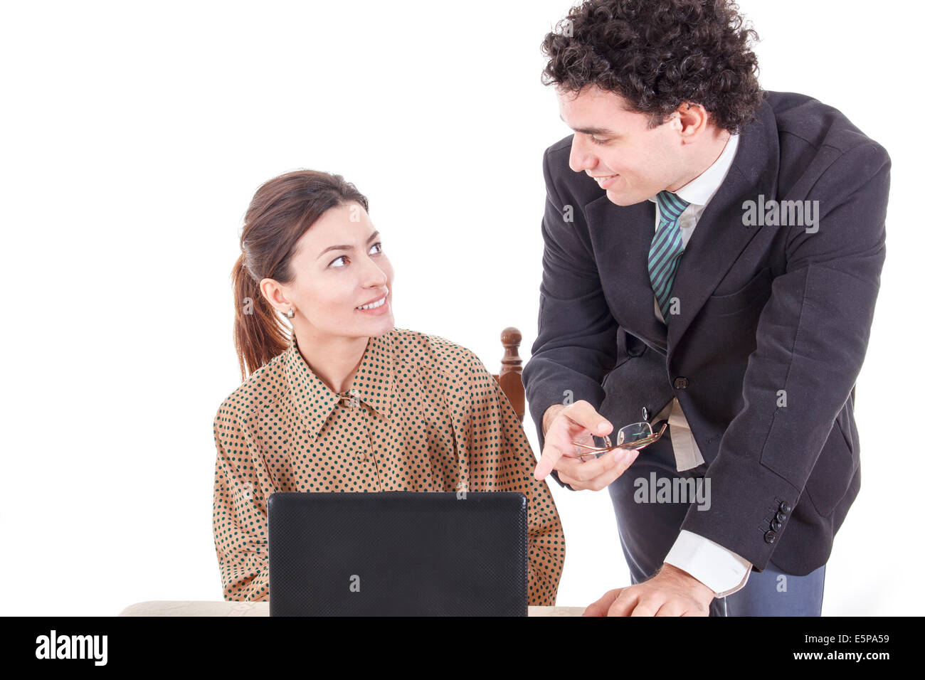 Male boss female secretary hi-res stock photography and images - Alamy