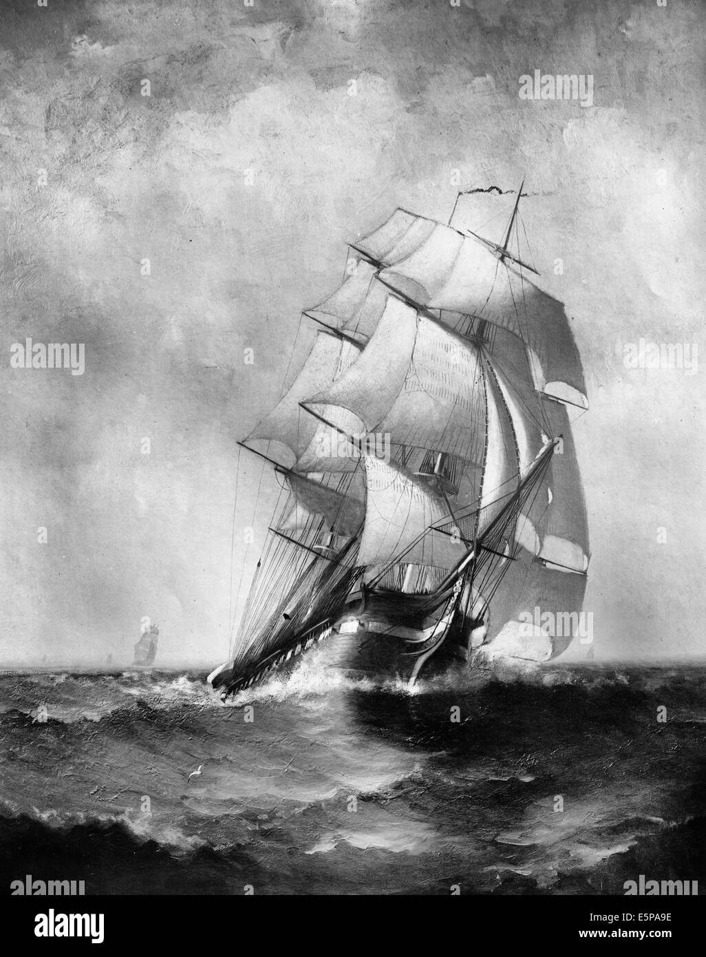 Frigate ship sketch hi-res stock photography and images - Alamy