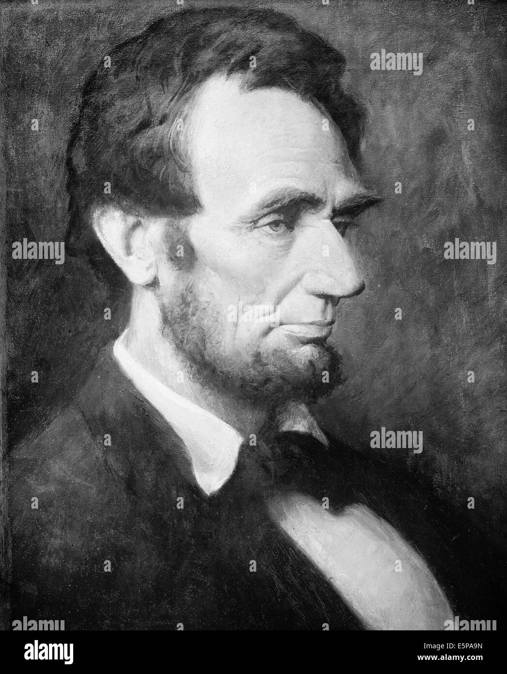 President lincoln united states Black and White Stock Photos & Images ...