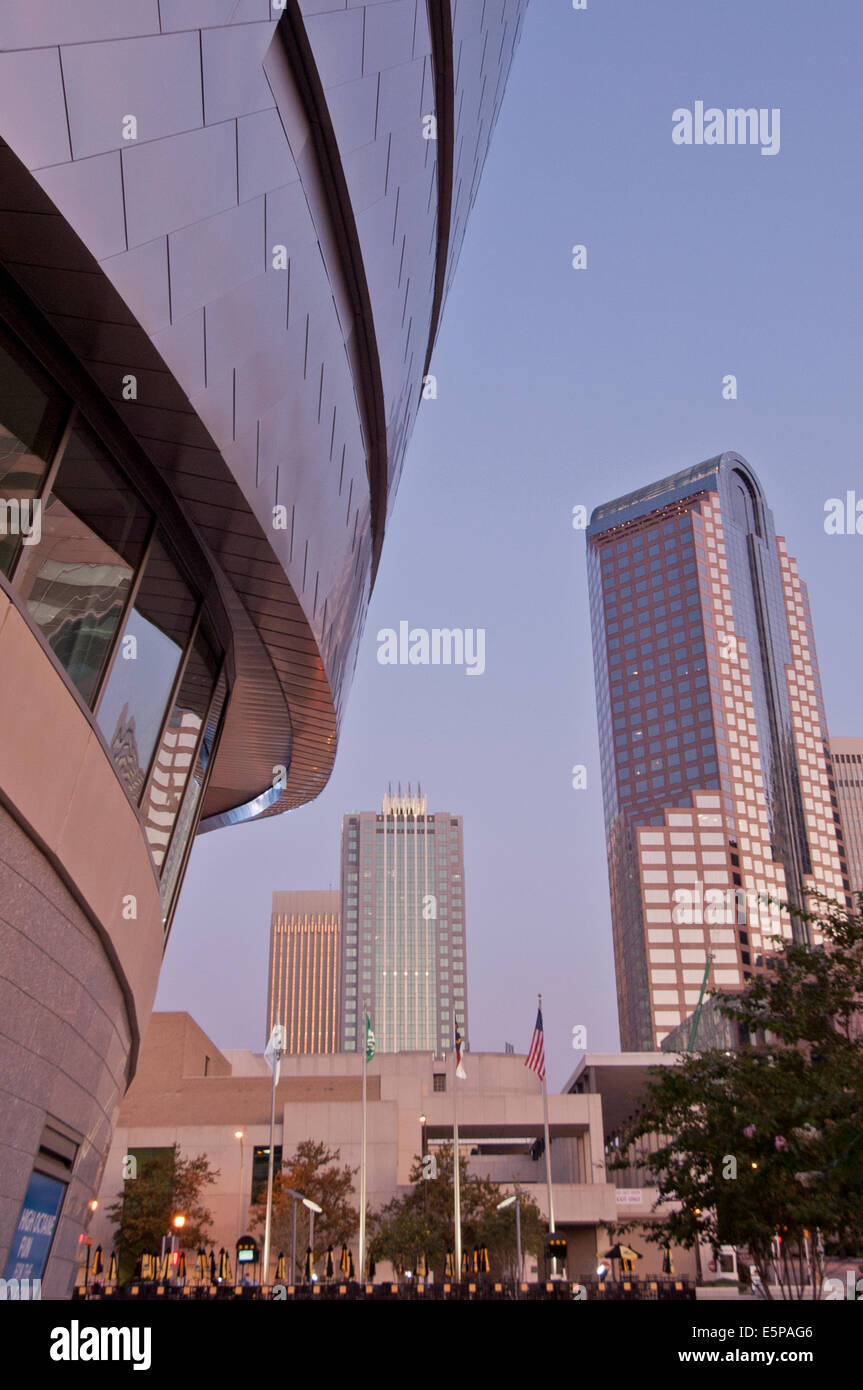City scene of the city of Charlotte, North Carolina Stock Photo - Alamy