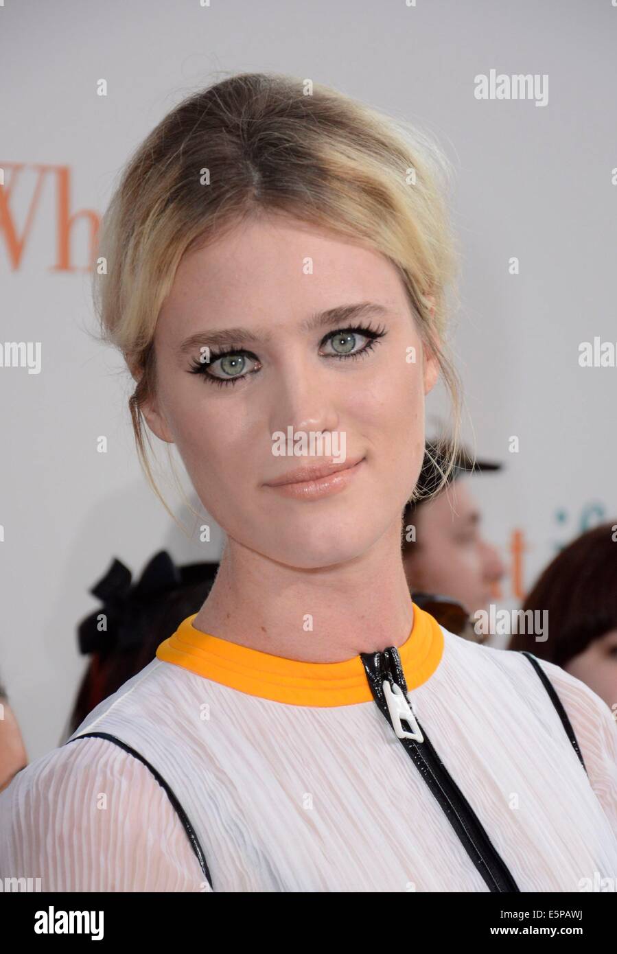 New York, NY, USA. 4th Aug, 2014. Mackenzie Davis at arrivals for WHAT ...