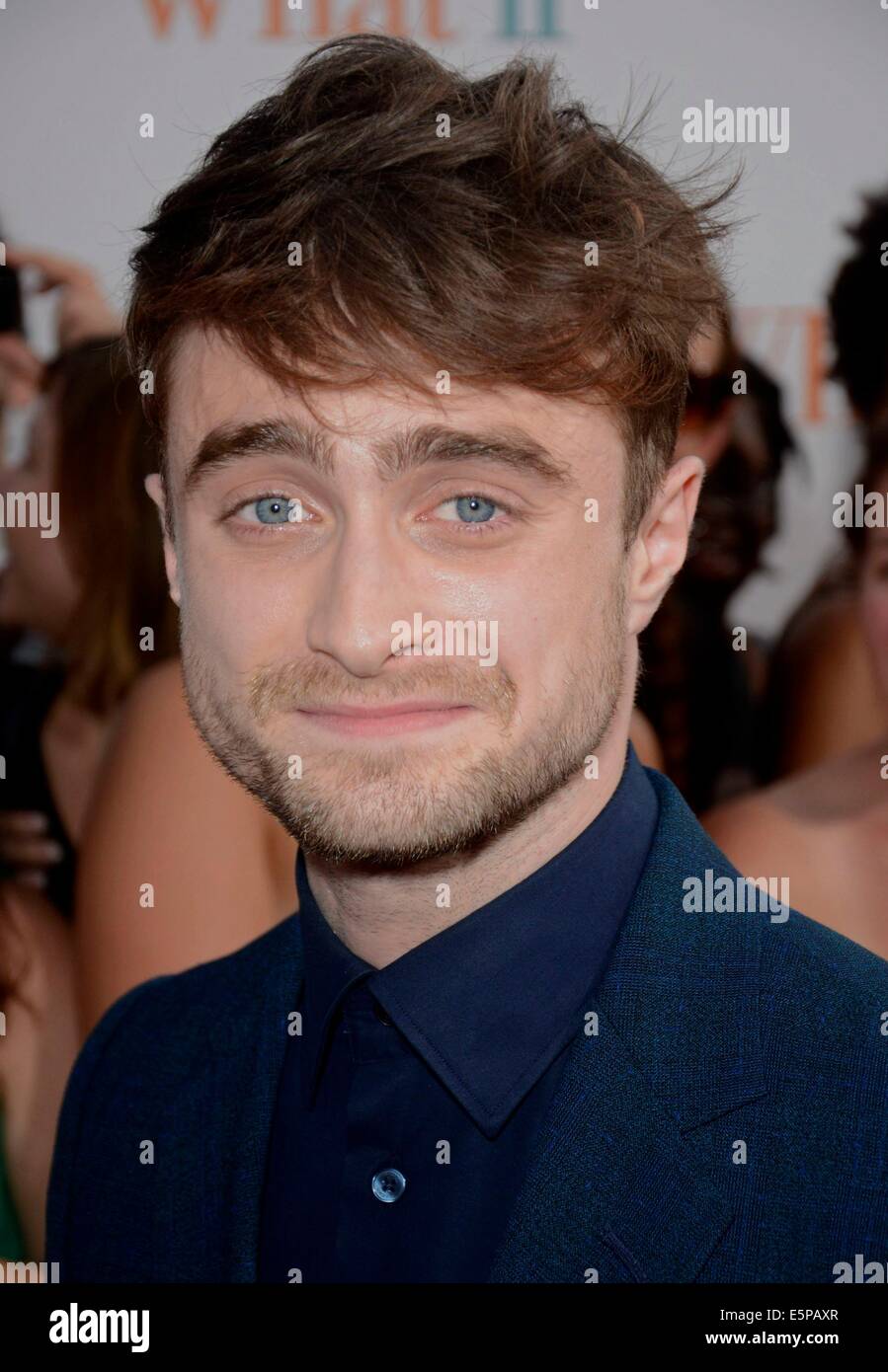 New York, NY, USA. 4th Aug, 2014. Daniel Radcliffe at arrivals for WHAT ...