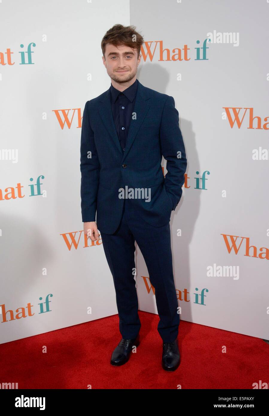 New York, NY, USA. 4th Aug, 2014. Daniel Radcliffe at arrivals for WHAT ...