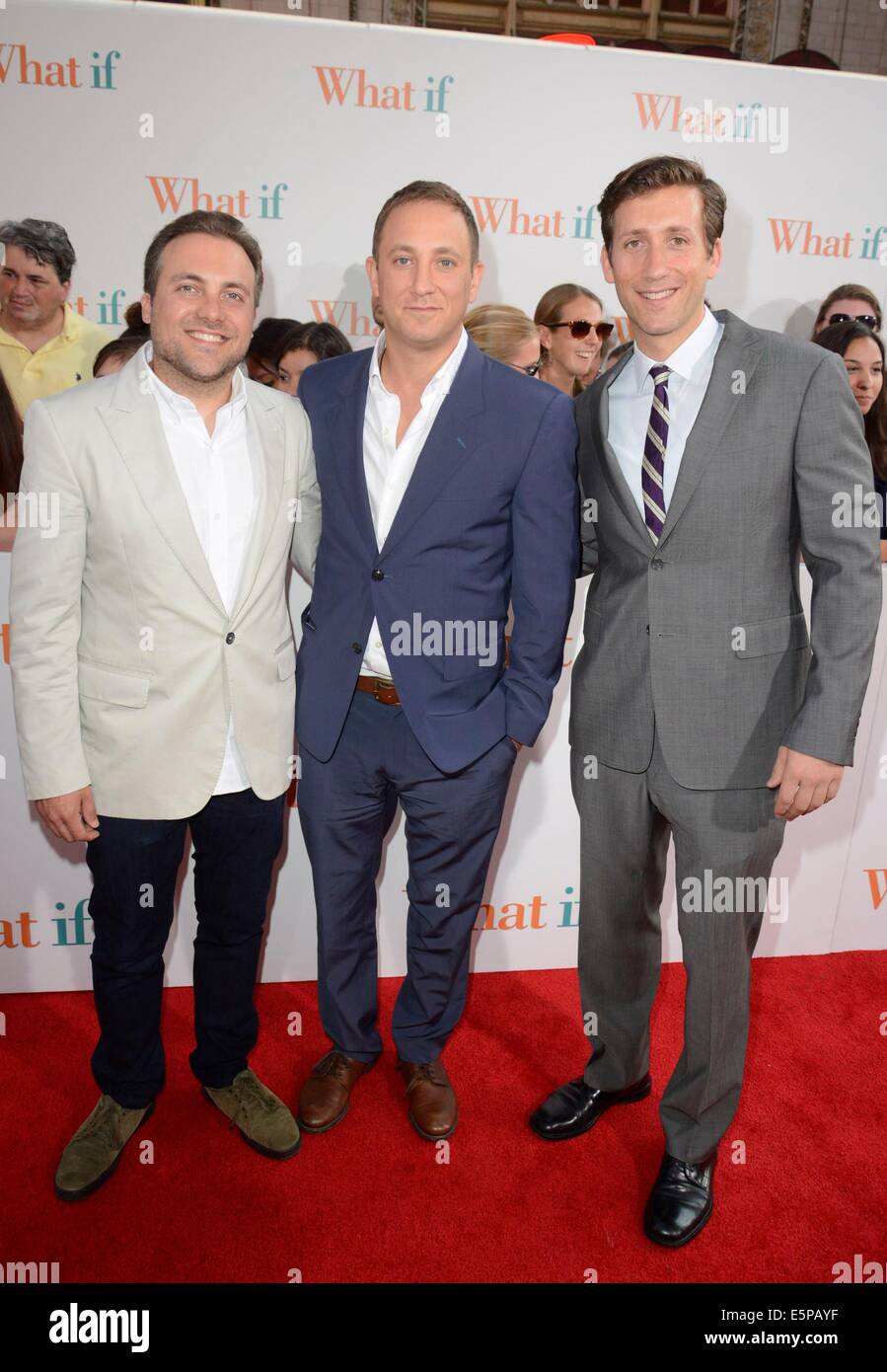 New York, NY, USA. 4th Aug, 2014. Jeff Arkuss, Jesse Shapira, David ...