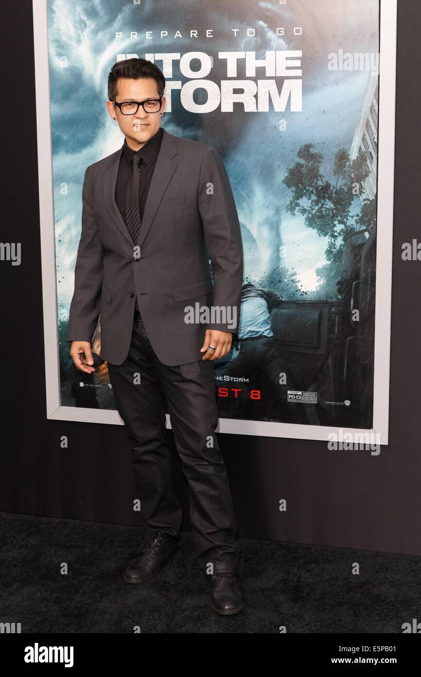 New York, NY, USA. 4th Aug, 2014. John Swetnam at arrivals for INTO THE STORM Premiere, AMC ...