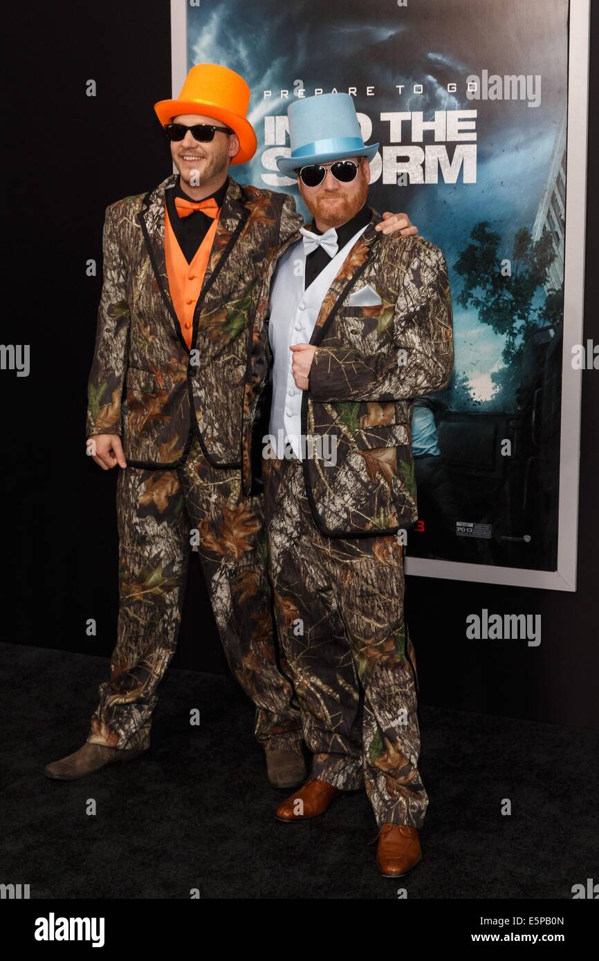 New York, NY, USA. 4th Aug, 2014. Kyle Davis, Jon Reep at arrivals for ...