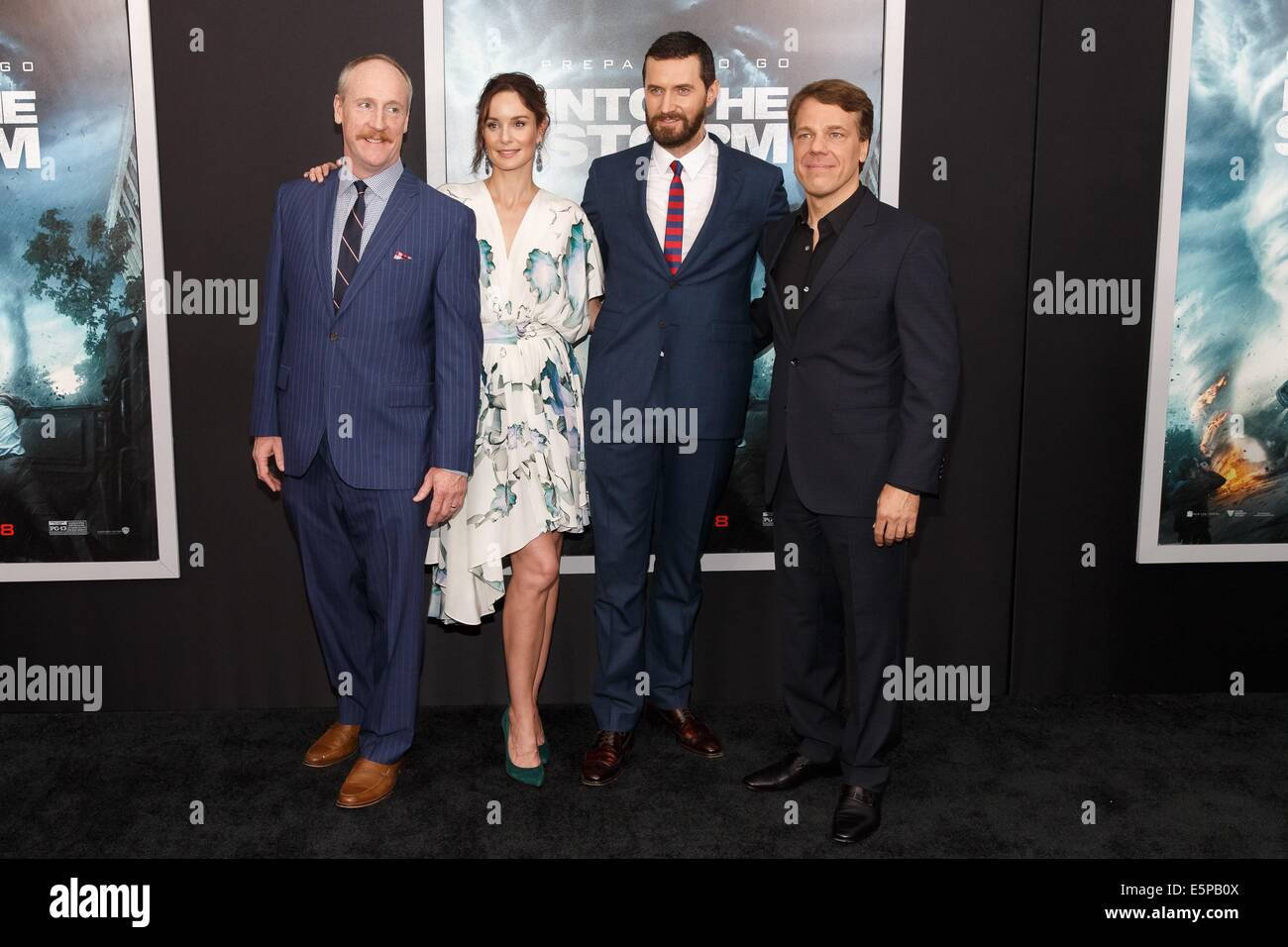 New York, NY, USA. 4th Aug, 2014. Matt Walsh, Sarah Wayne Callies ...