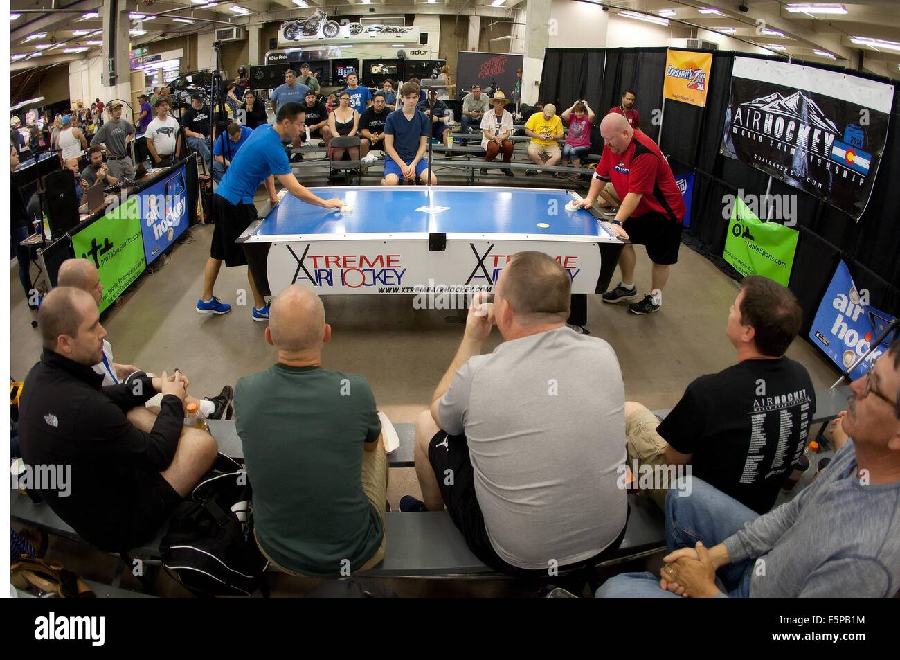 Denver, Colorado, USA. 3rd Aug, 2014. DANNY HYNES, right, from Cypress ...