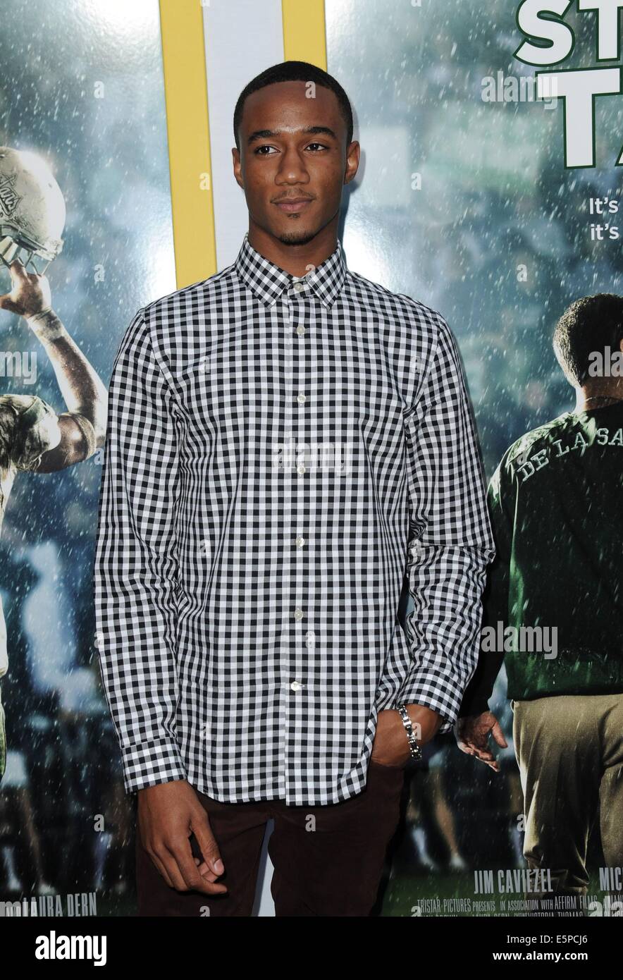 Los Angeles, CA, USA. 4th Aug, 2014. Jessie Usher at arrivals for WHEN ...