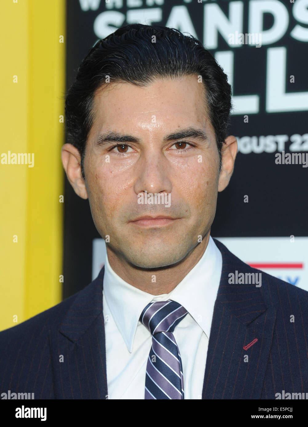 Hollywood, California, USA. 4th Aug, 2014. David DeSantos arrives for ...