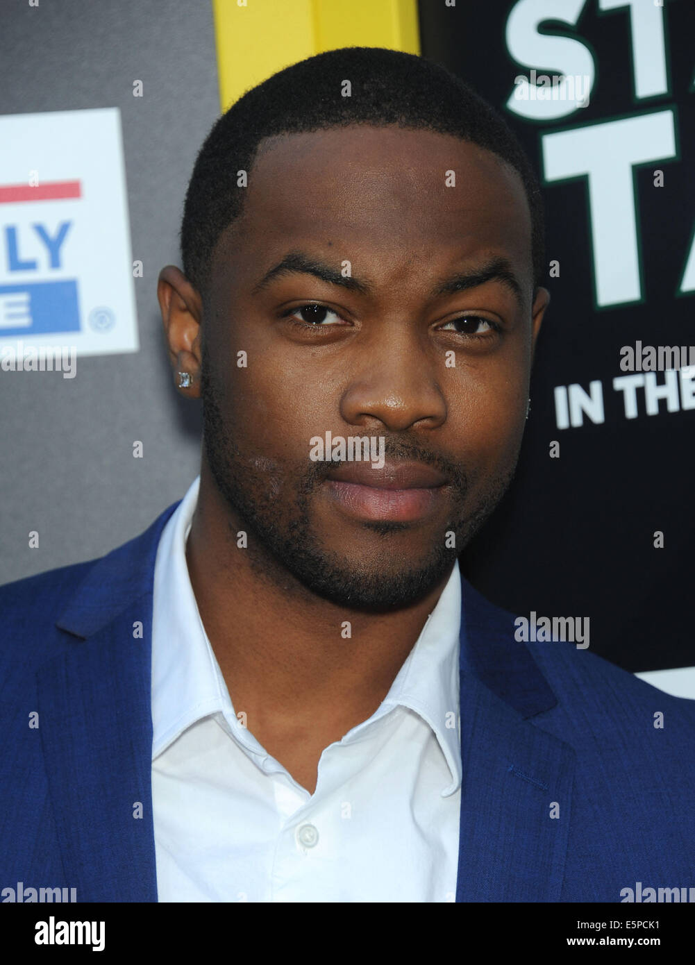 Hollywood, California, USA. 4th Aug, 2014. Ser'Darius Blain arrives for ...