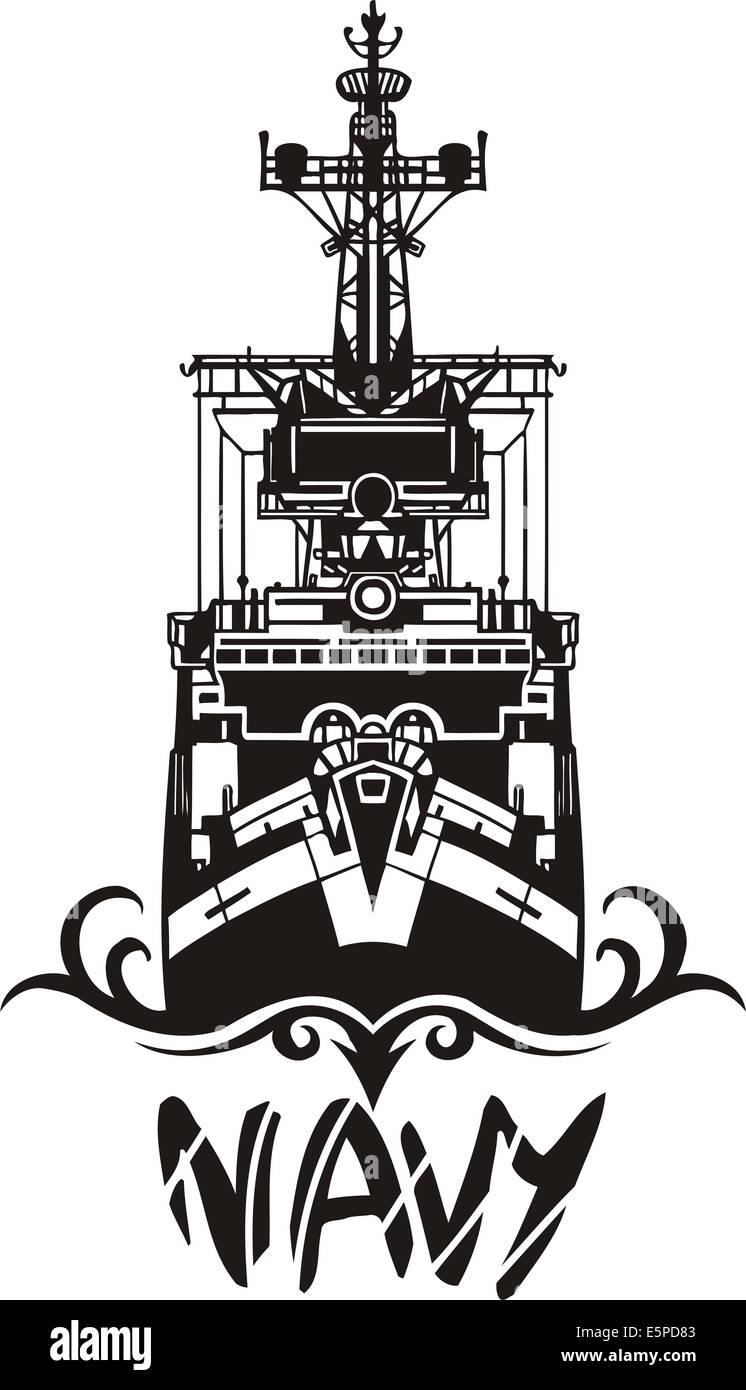 NAVY Military Design - illustration Stock Photo - Alamy