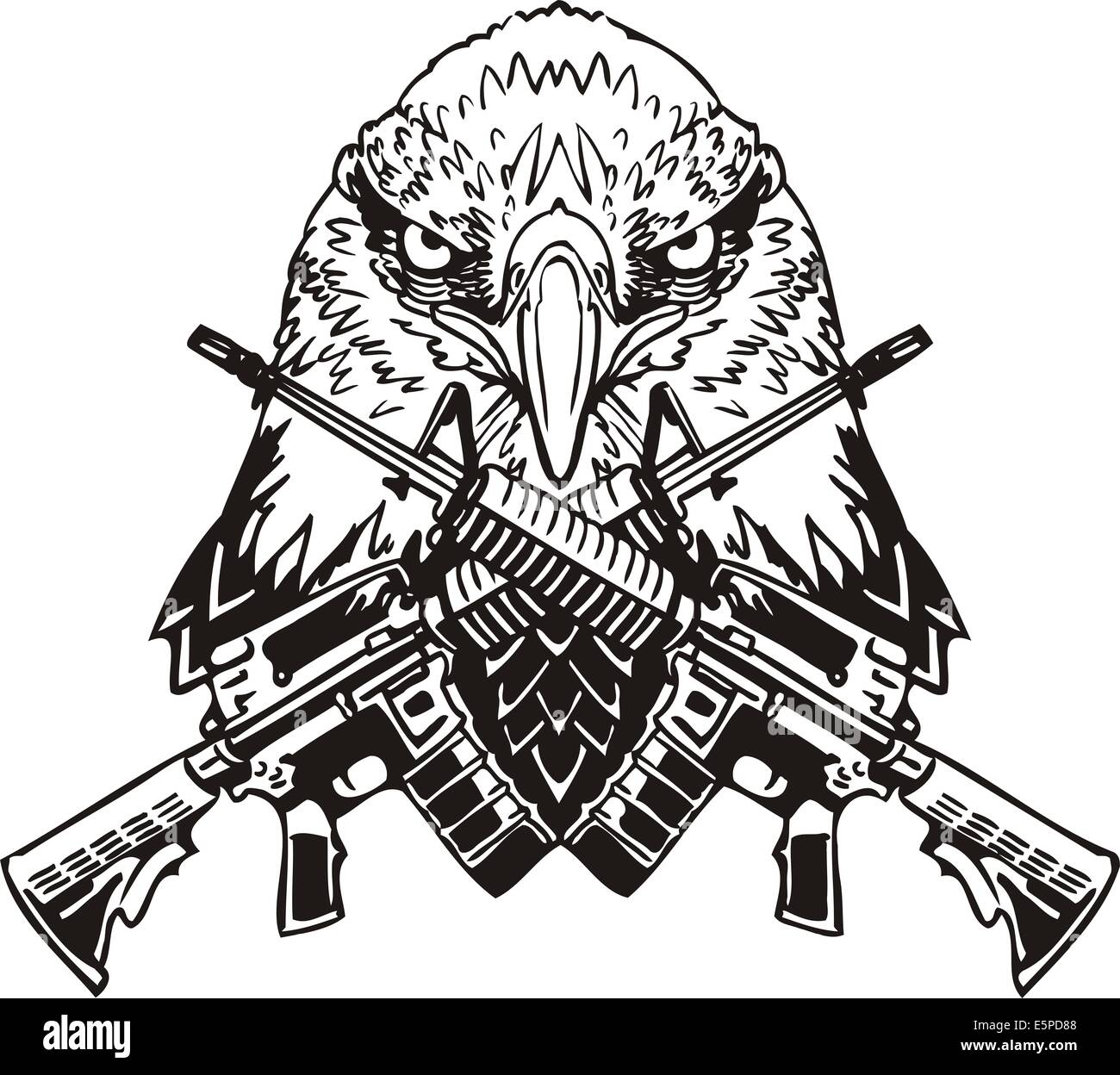 Military Design - vinyl-ready illustration Stock Photo - Alamy