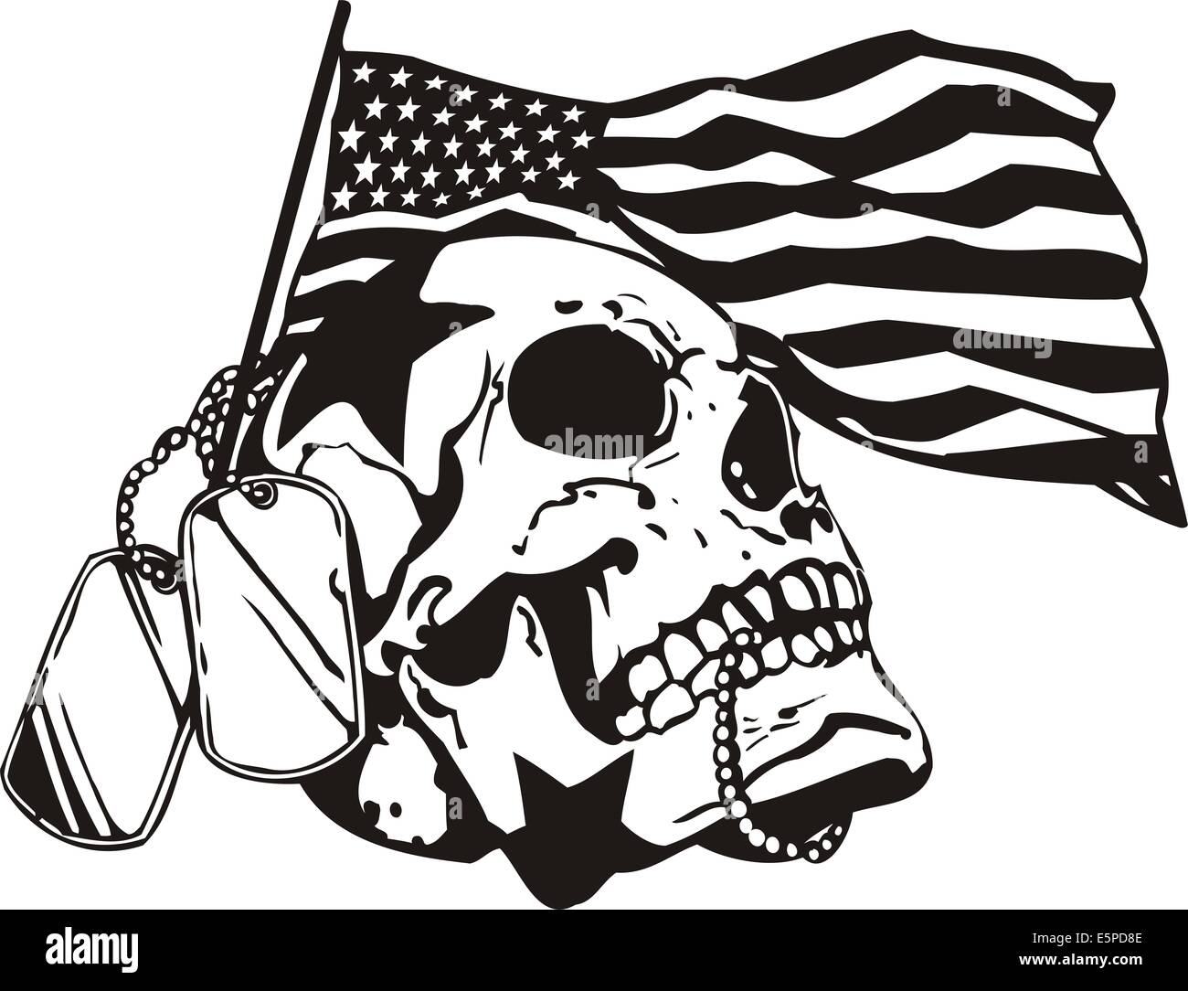 US Army Military Design - illustration Stock Photo - Alamy