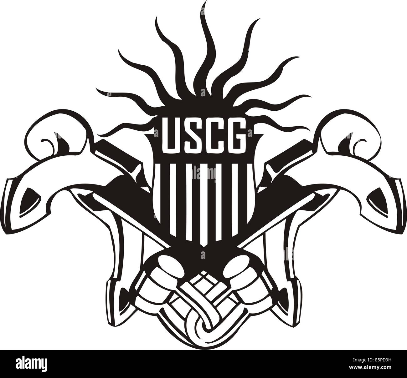 Military Design - vinyl-ready illustration Stock Photo - Alamy