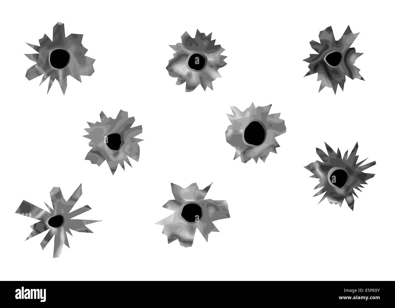 Bullet holes Black and White Stock Photos & Images - Alamy