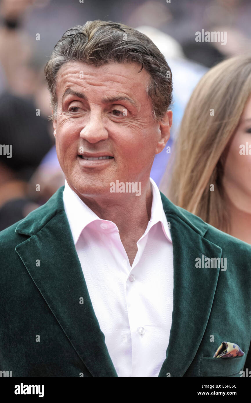 Sylvester Stallone attends the World Premiere of The Expendables 3 on ...