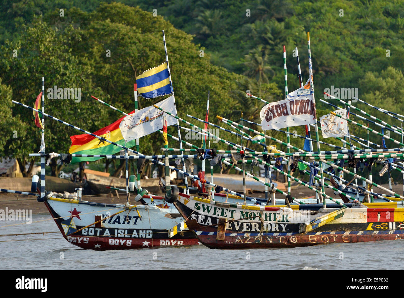 Fishing boats, Limbe, South-West Province, Cameroon Stock Photo - Alamy