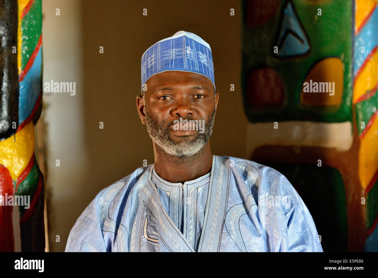 Local man wearing a traditional Muslim dress, Ngaoundéré, Adamawa ...