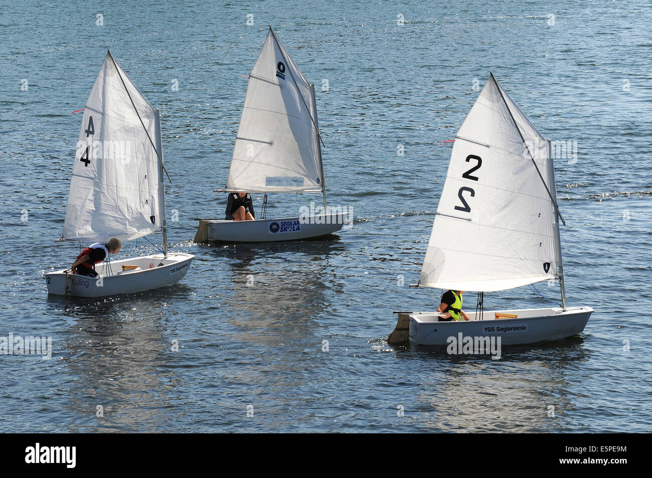 Optimist sailing school hi-res stock photography and images - Alamy