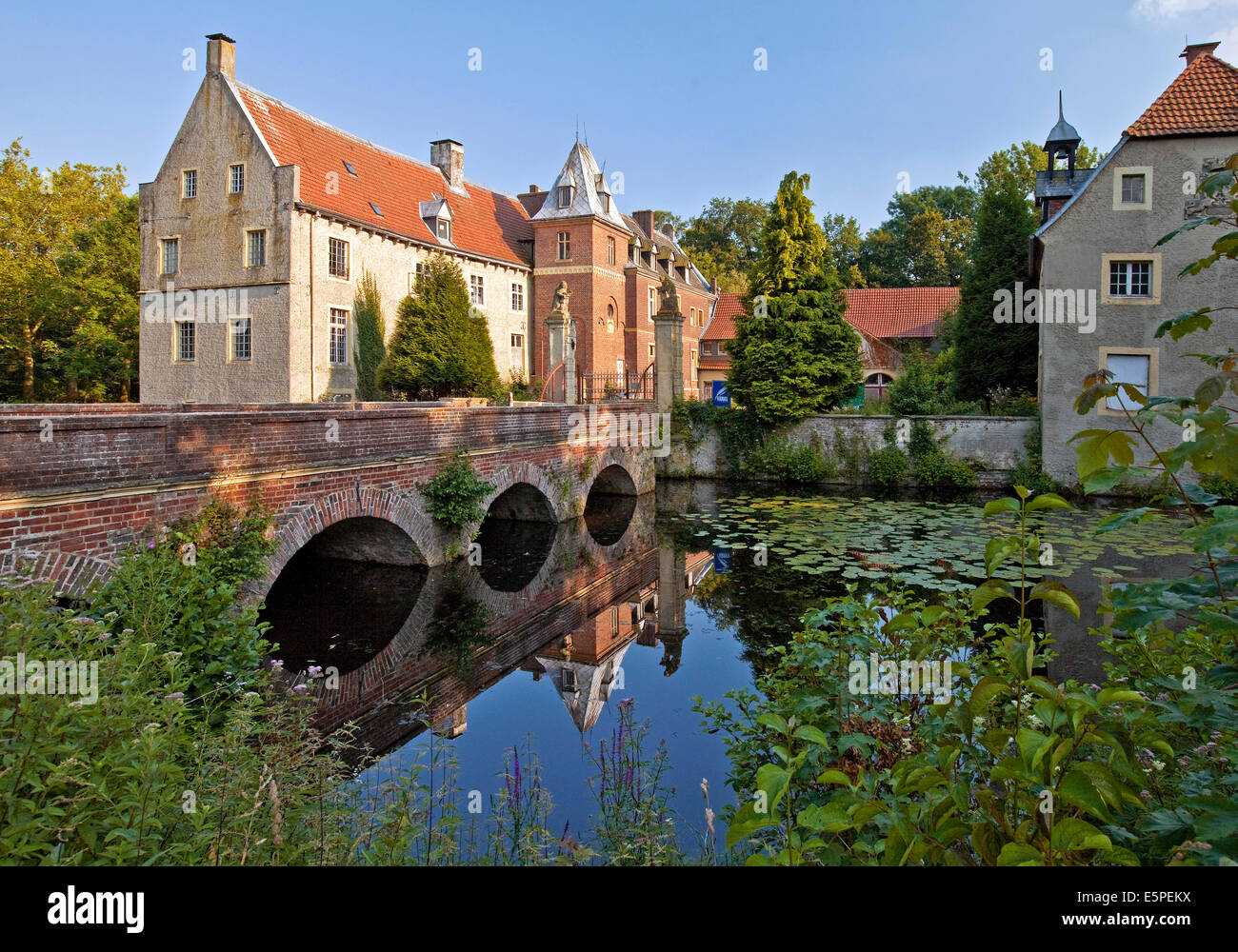 Schloss Senden castle, Senden, Münsterland, North Rhine-Westphalia ...