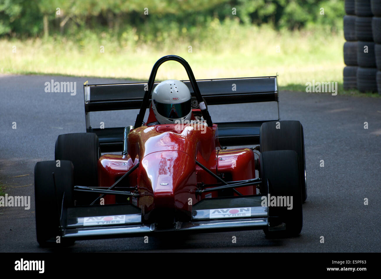 Single seat racing and sportscars competing at Wiscombe Park hillclimb ...