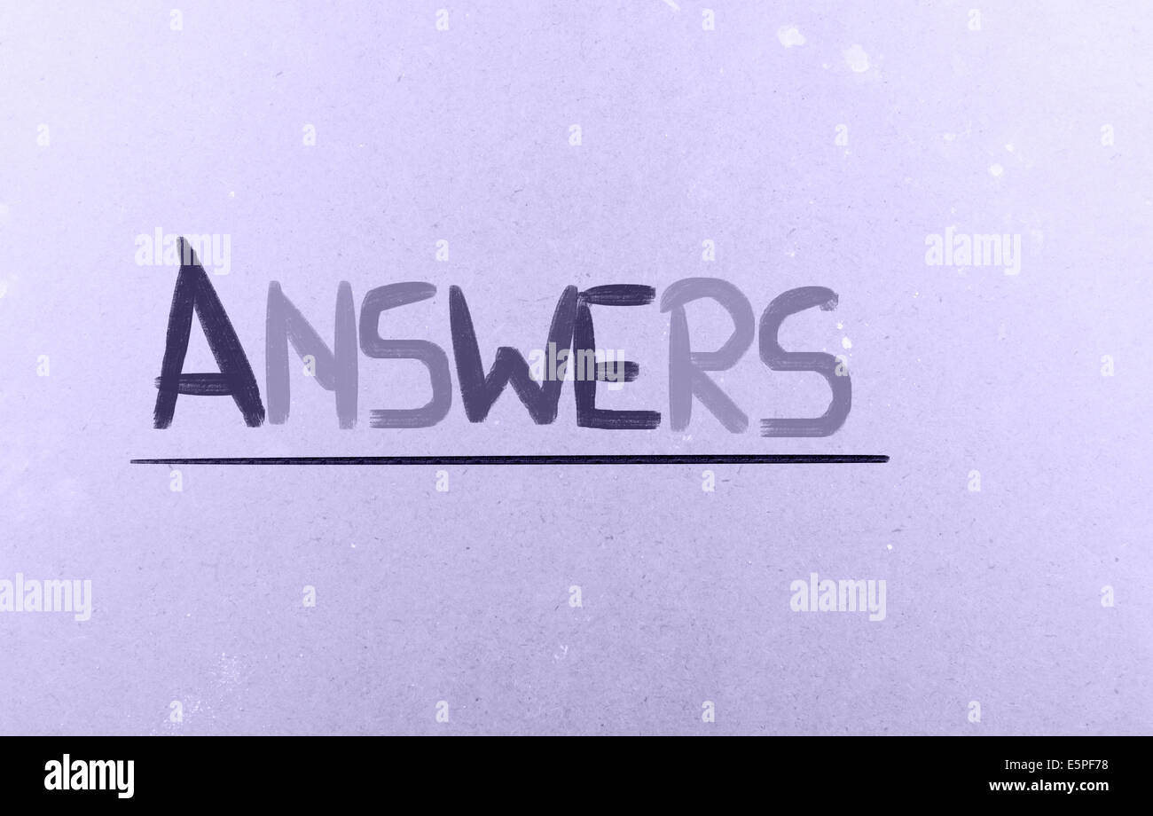 Brainstorming question solution handwriting hi-res stock photography ...