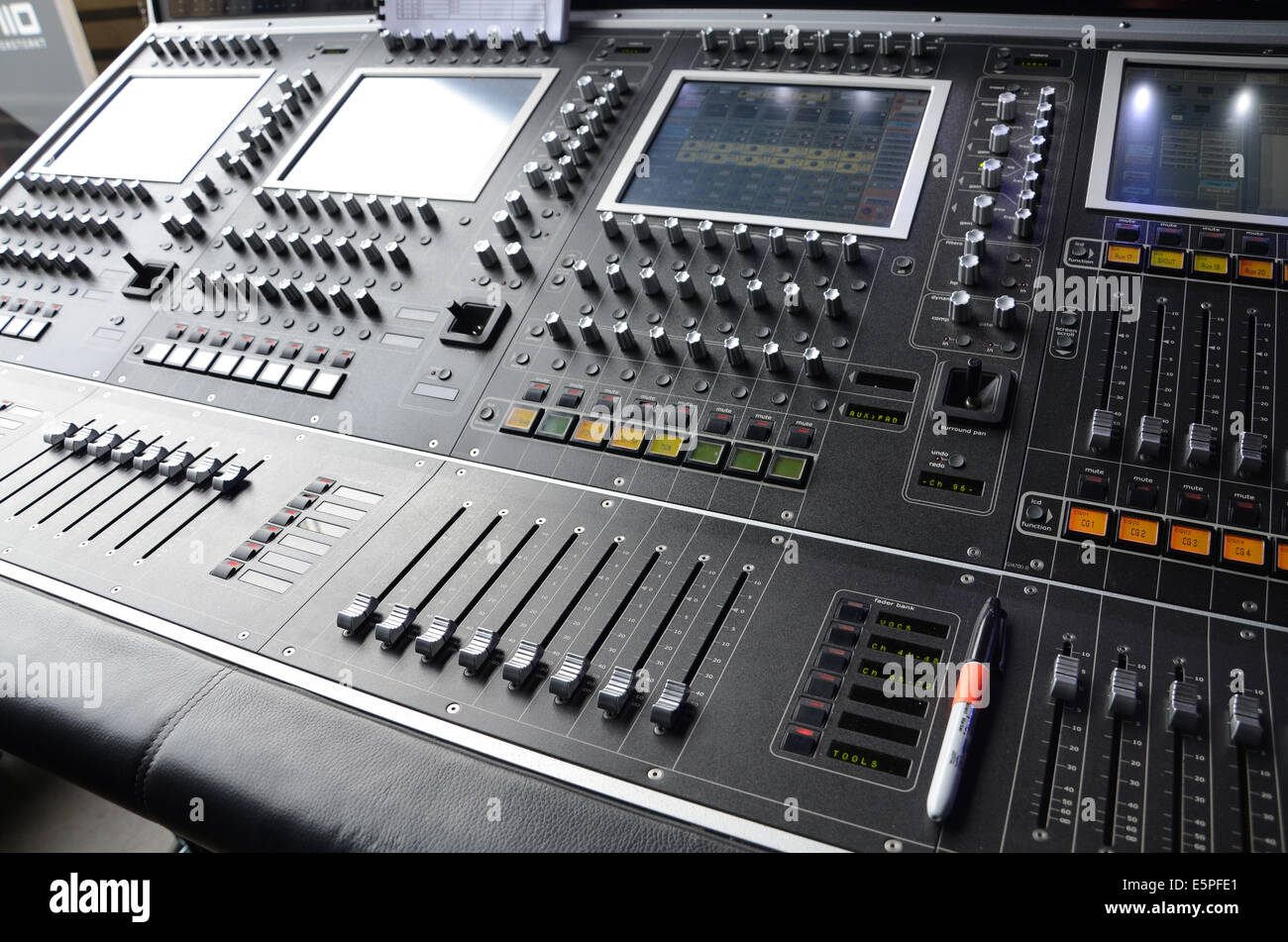 stage equipment at concert Stock Photo - Alamy
