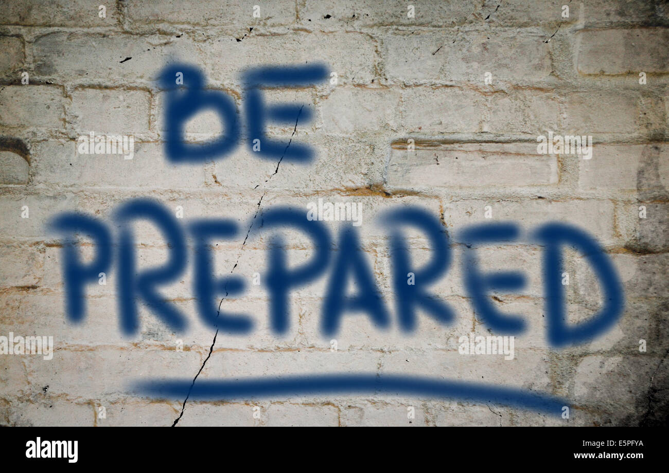 Be Prepared Concept Stock Photo - Alamy
