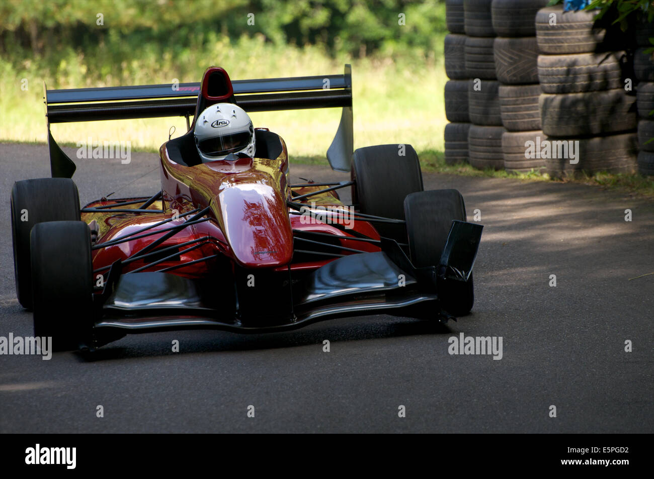 Single seat racing and sportscars competing at Wiscombe Park hillclimb ...