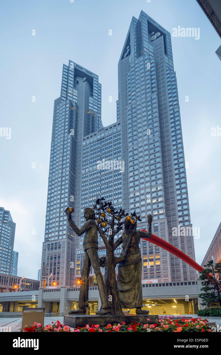 Metropolitan Government building, Tocho, Shinjuku, Tokyo, Honshu, Japan ...