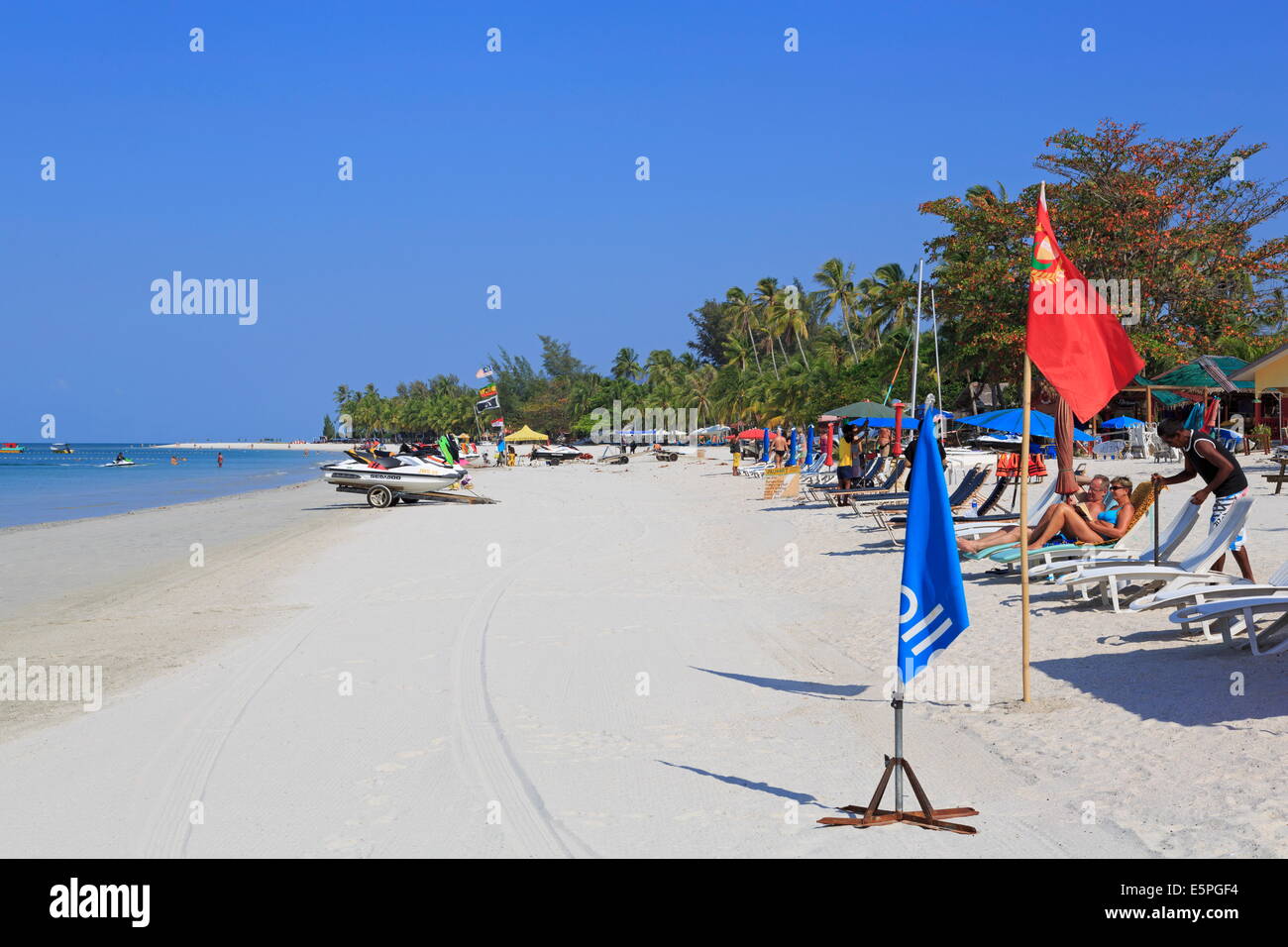 Chenang Beach, Langkawi Island, Malaysia, Southeast Asia, Asia Stock ...